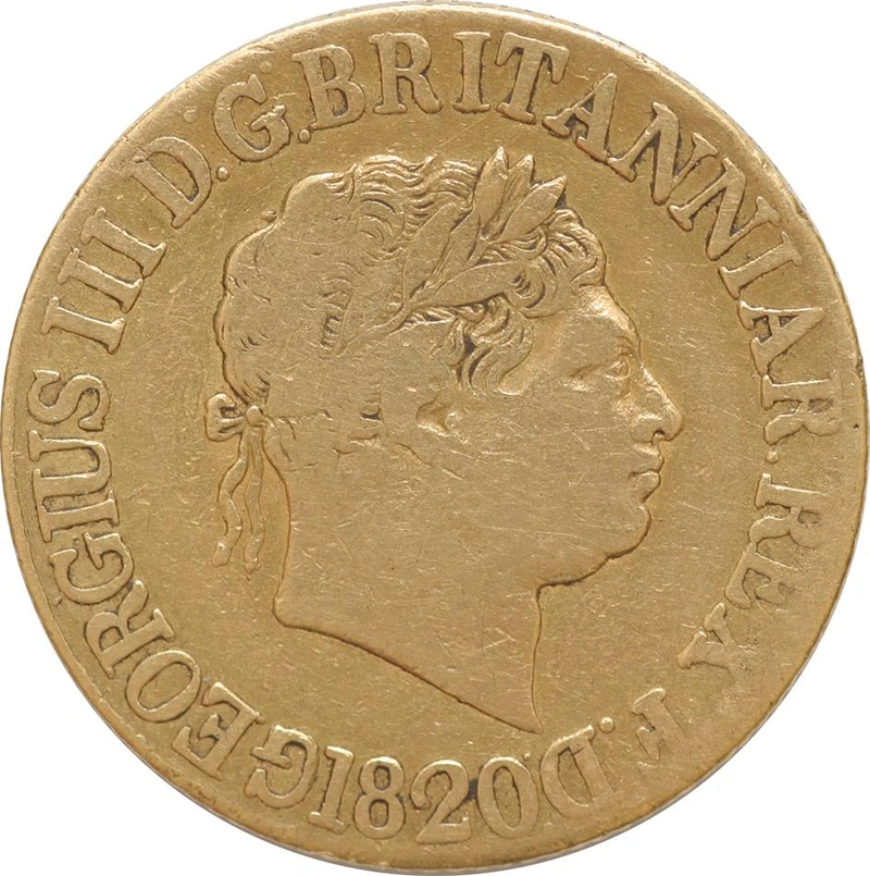 1820 Gold Sovereign Coin George III Fine - From £1,555 | BullionByPost