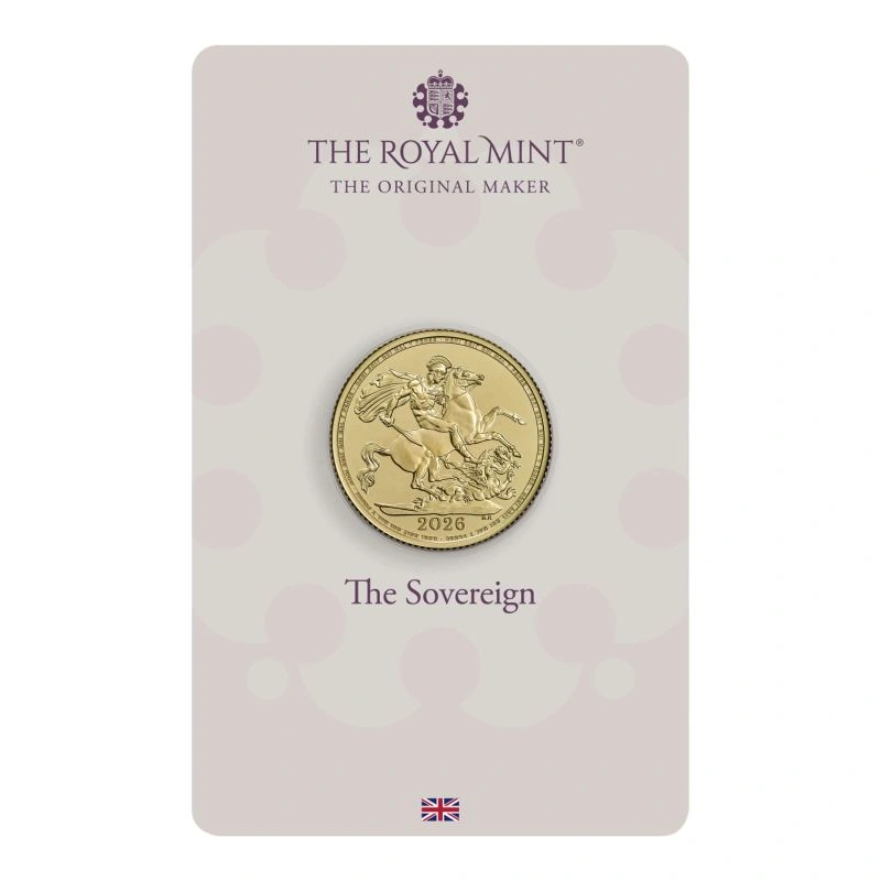 2026 Gold Sovereign Coin in Blister - £847.30 | BullionByPost