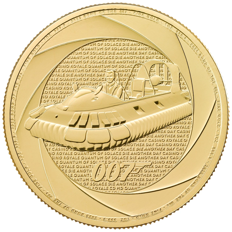 2025 Six Decades of 007, Bond of the 00s 1oz Gold Coin - From £3,487 ...