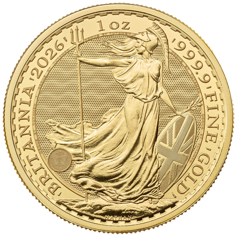 2026 Gold Britannia Coin 1oz - From £3,525 | BullionByPost