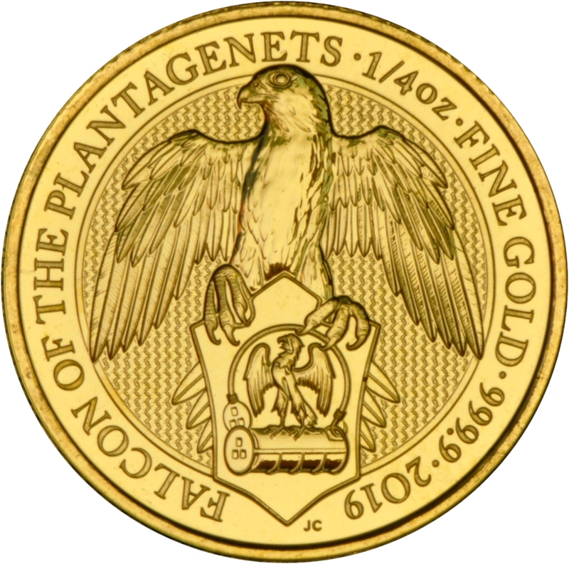 2019 Falcon 1/4oz Gold Coin - From £1,056 | BullionByPost