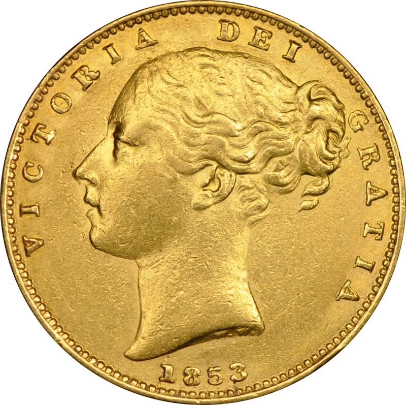 1853 Gold Sovereign Coin Queen Victoria - From £1,259 | BullionByPost