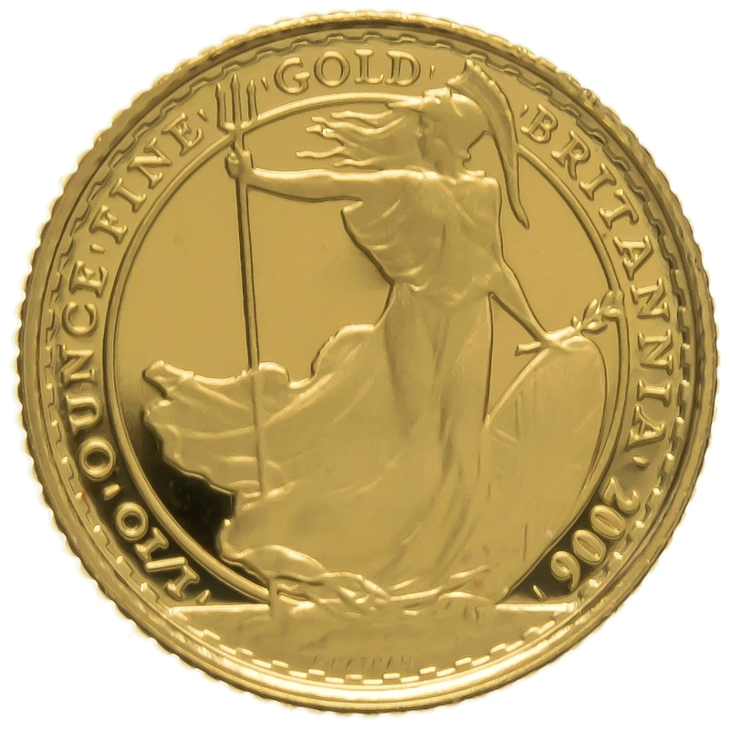 2006 Proof 1/10oz Gold Britannia Coin - From £429.70 | BullionByPost