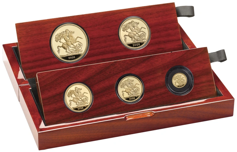 2026 Proof Sovereign 5-Coin Set - From £9,950 | BullionByPost