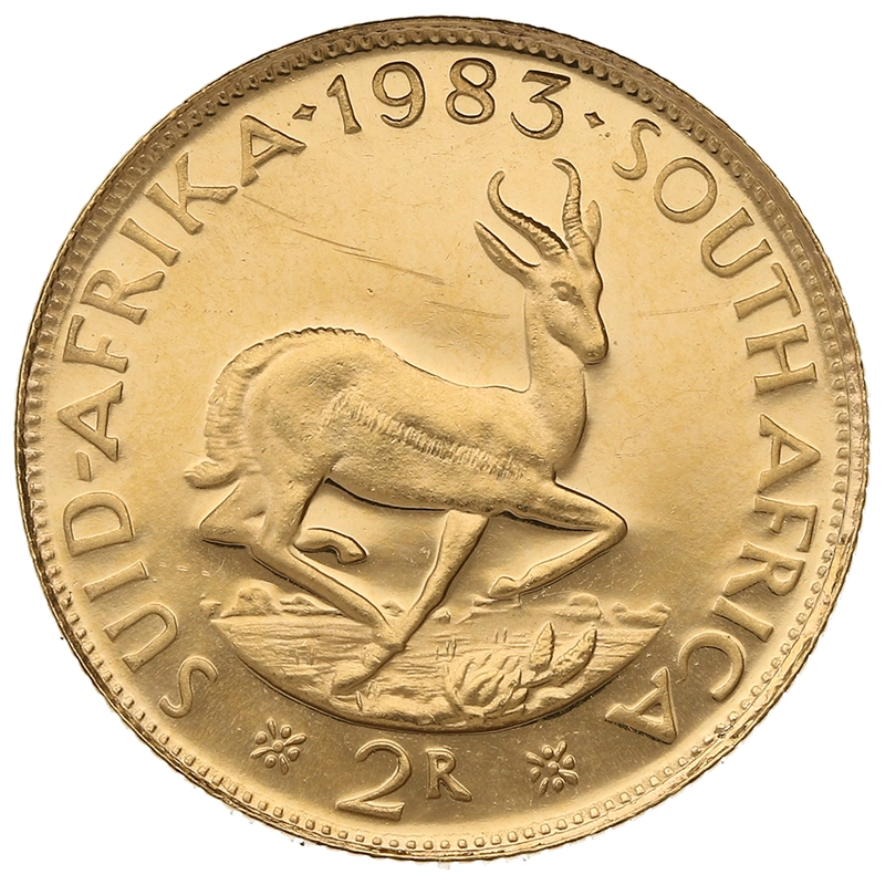 1983 R2 Gold Coin 2 Rand South Africa - From £793.50 | BullionByPost