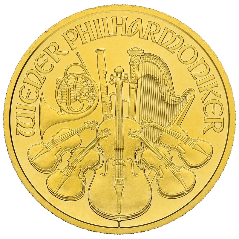 2020 1/2oz Austrian Gold Philharmonic Coin - From £1,902 | BullionByPost