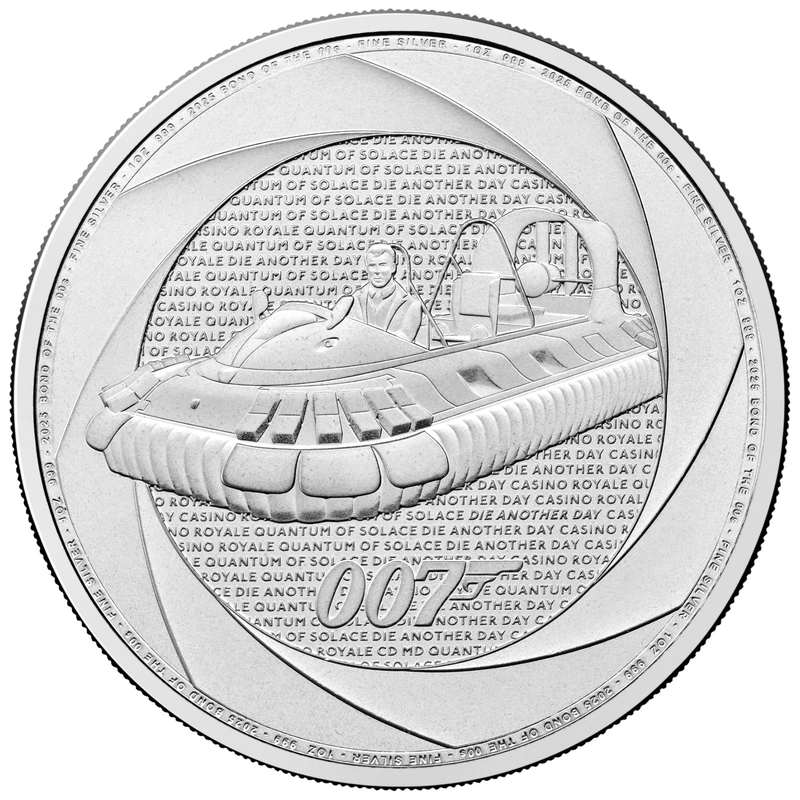 2025 Six Decades of 007, Bond of the 1990s 1oz Silver Coin - From £76. ...