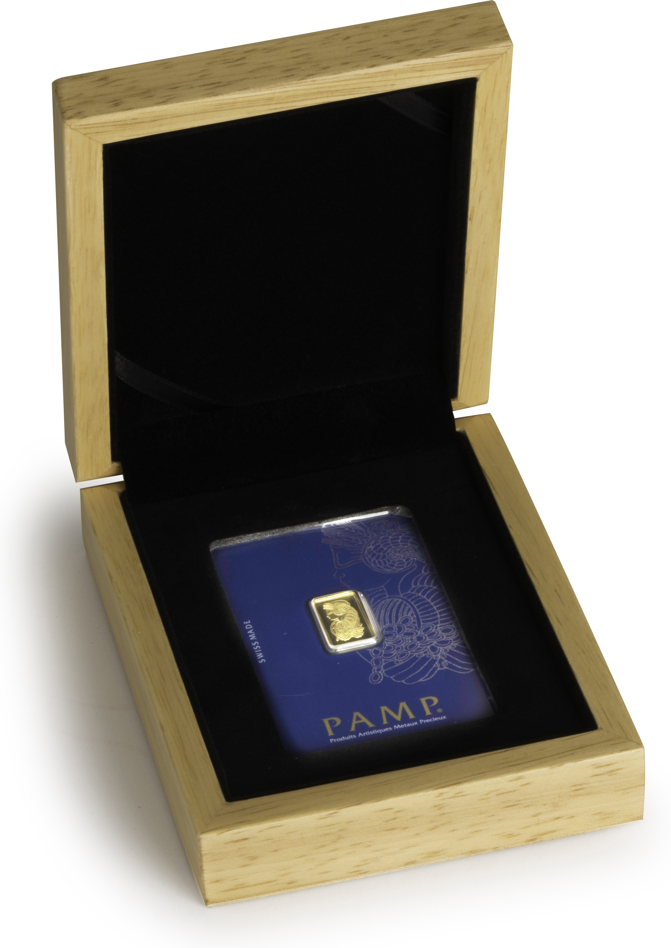 PAMP 2.5g Gold Bar in Gift Box | BullionByPost - From £144.70 PAMP 2.5g Gold Bar in Gift Box | BullionByPost - From £144.70