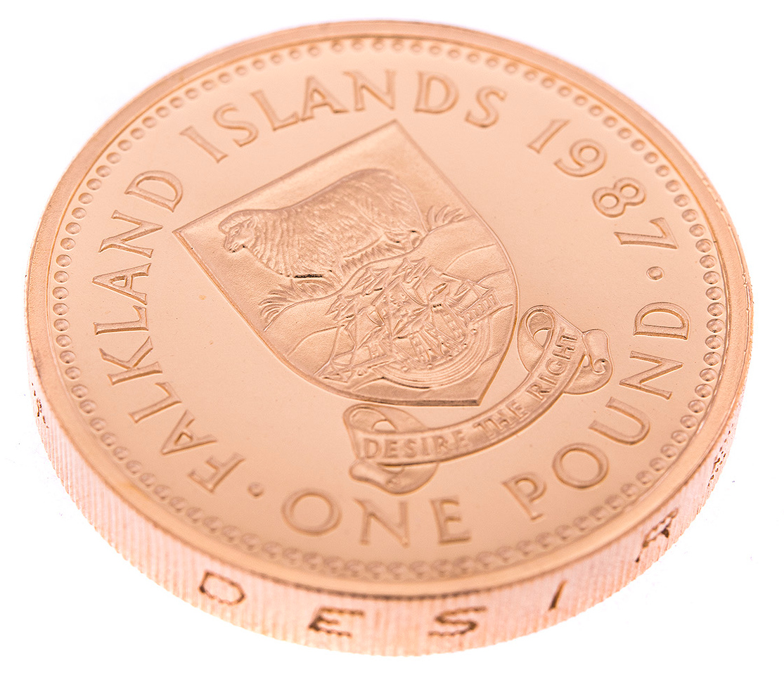 1987 Falkland Islands £1 Gold Coin - £1,162