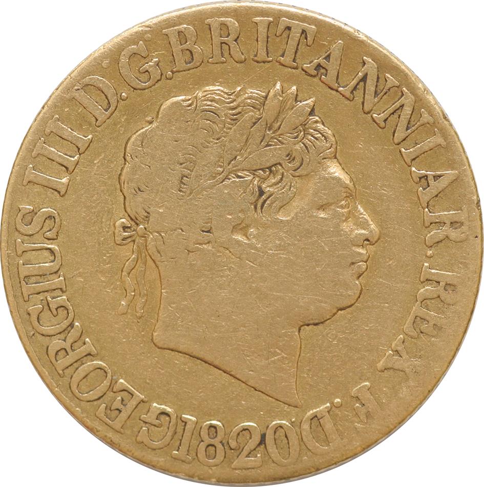 1820 Gold Sovereign - George III - Fine - £1,032