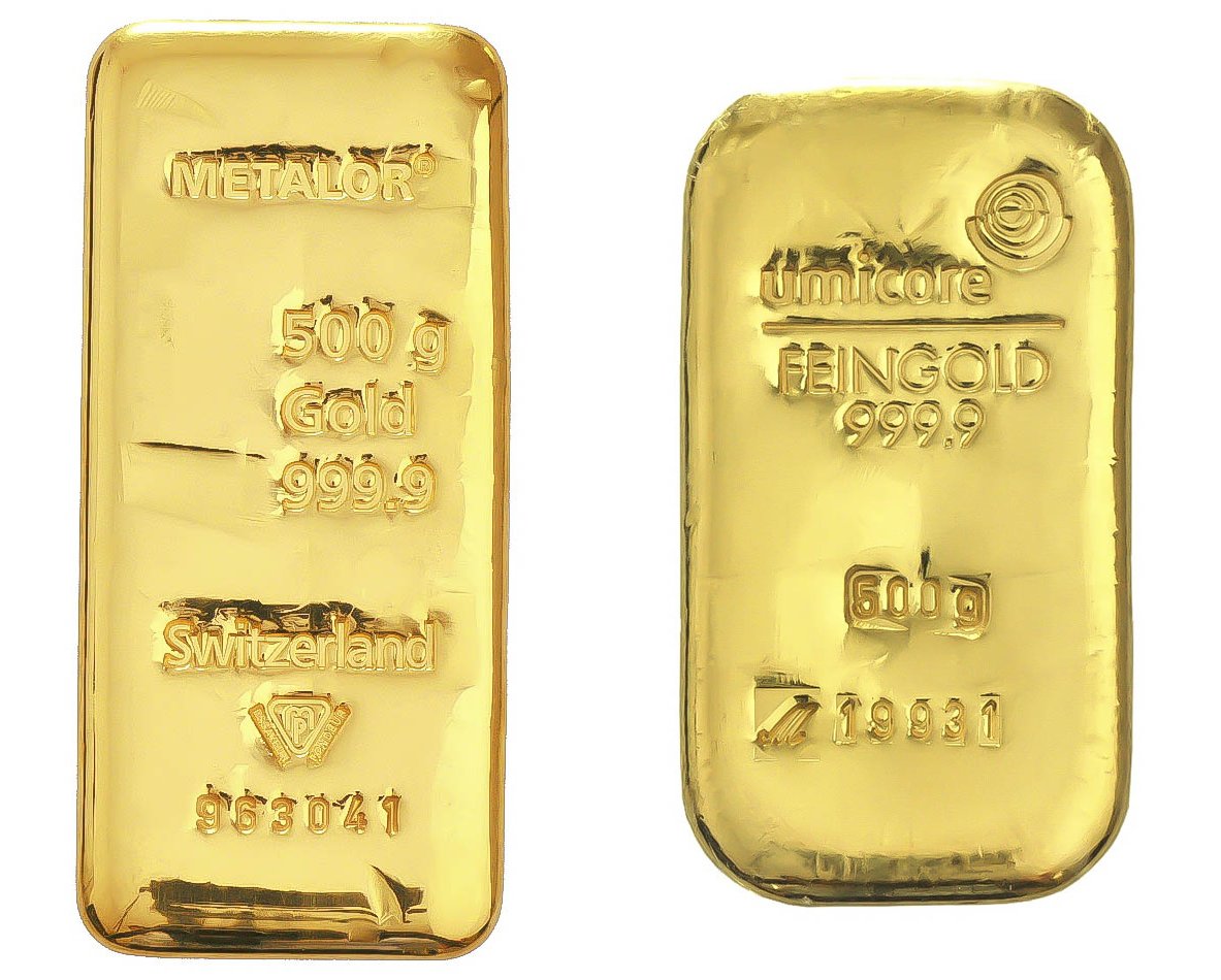Sell 500g Gold Bars Up To 28207 57 BullionByPost