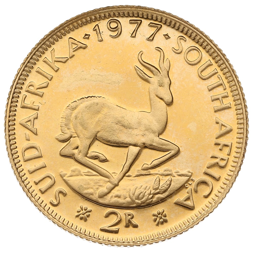 1977 2R 2 Rand coin South Africa - £365.90